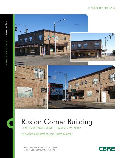 Ruston Corner Building - CBRE Marketplace