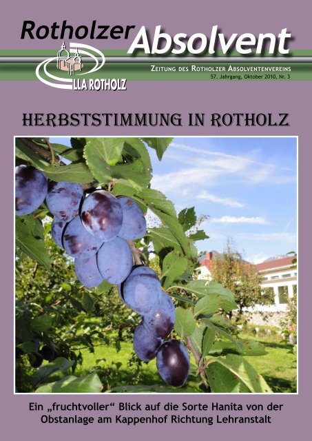 Rotholzer Absolvent - LLA Rotholz