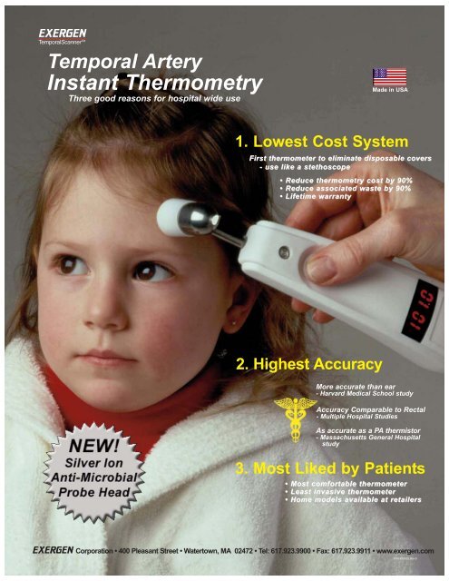 Temporal Artery Instant Thermometry - QuickMedical