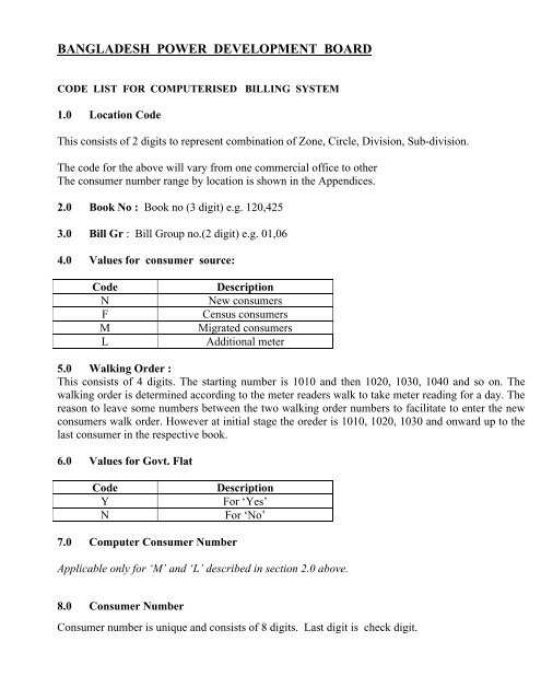 BANGLADESH POWER DEVELOPMENT BOARD - BPDB