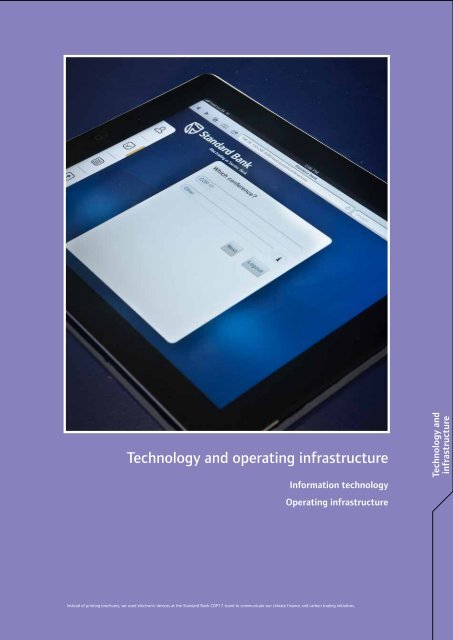 Technology and operating infrastructure - Standard Bank ...