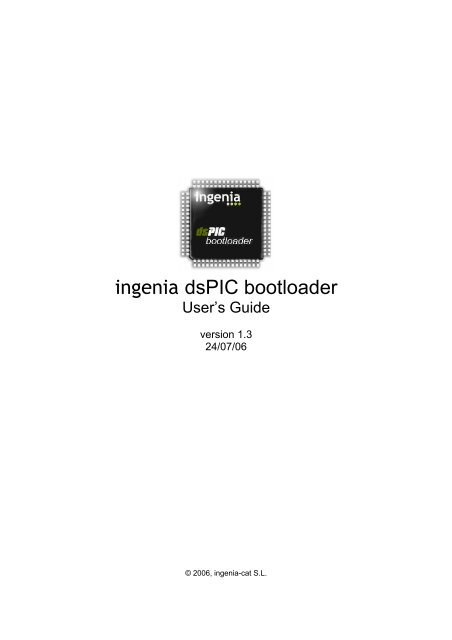 ingenia dsPIC bootloader