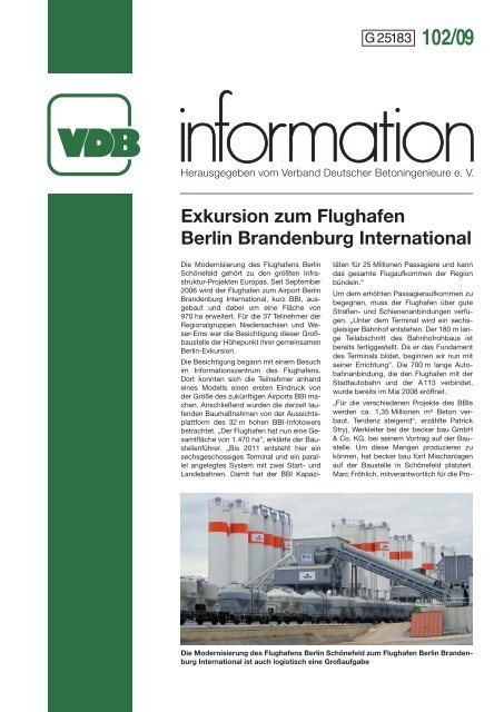 102/09 - VDB - Verband Deutscher Betoningenieure