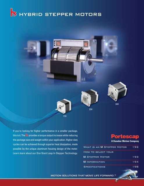 hybrid stepper motors