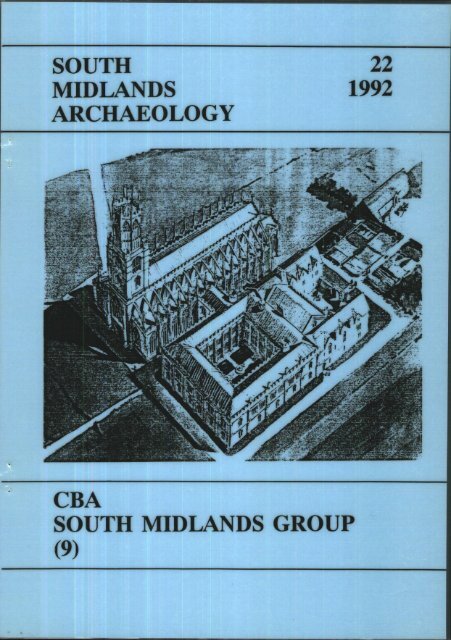(Or South Midlands) Region - Council for British Archaeology