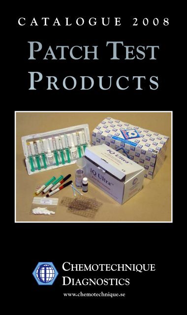 PatCh test ProDuCts - Balmed