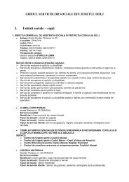 Cerere - Acord Minor - DGASPC Dolj