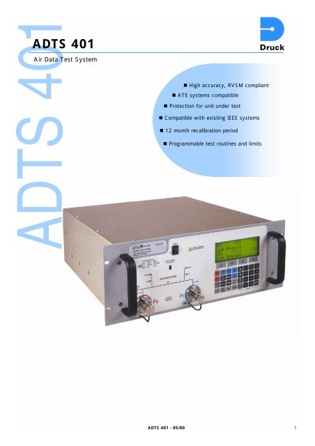 ADTS 401 Prog Twin Channel Ps/Pt Controller - Thermo Fisher