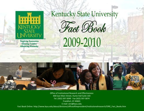 Fact Book 2009-2010 - Kentucky State University