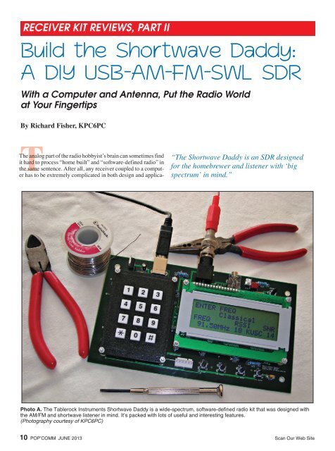 Build the Shortwave Daddy - Popular Communications