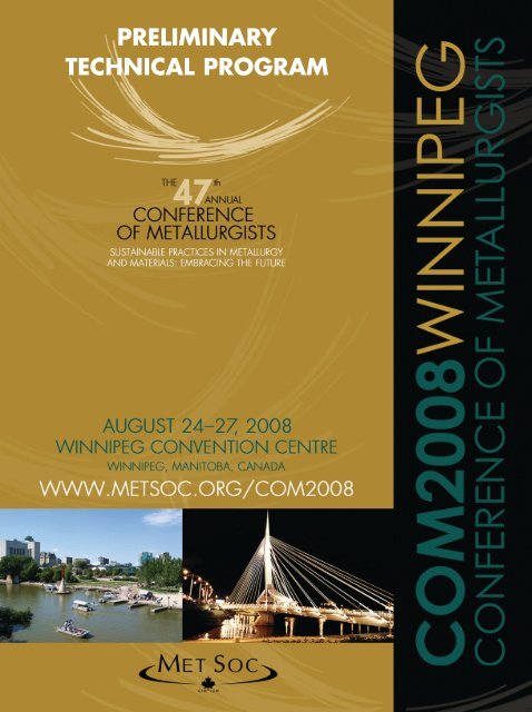 PRELIMINARY TECHNICAL PROGRAM - MetSoc