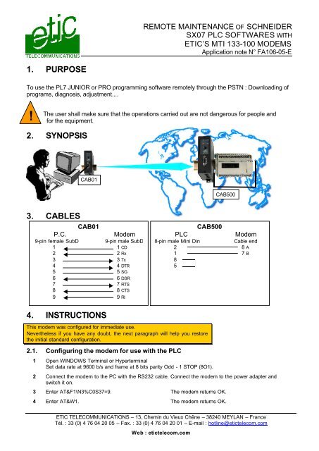 Downloading - Etic Telecom