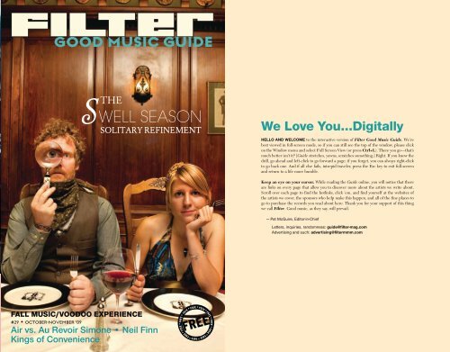 We Love You...Digitally - FILTER Magazine