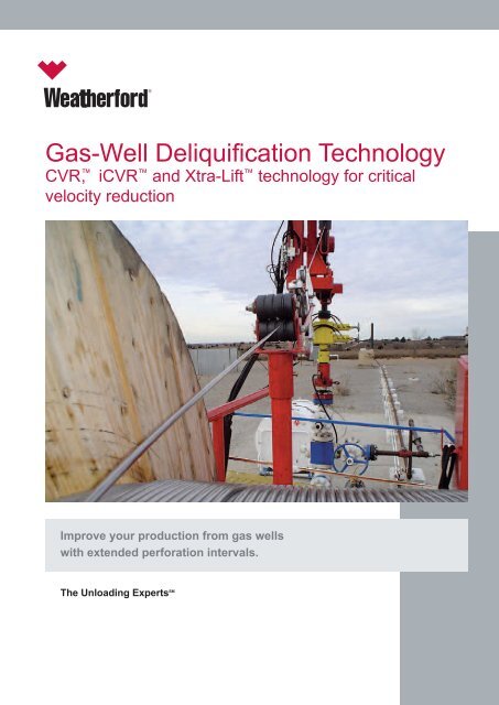 Gas Well Deliquification Technology -A4 - Weatherford International