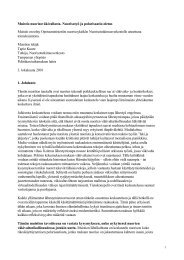 Hallituksen kokouksen 23.11. esityslista - Nuorisotutkimusseura