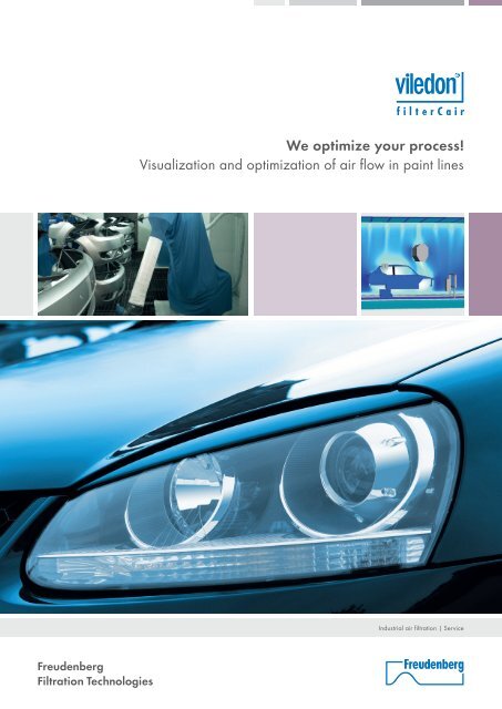 Visualization and optimization of air flow in paint lines - Freudenberg ...