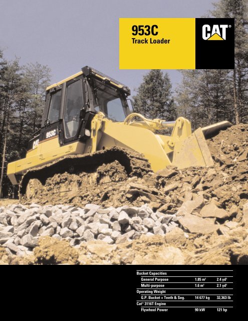 Specalog for 953C Track Loader AEHQ5050-03 - Kelly Tractor