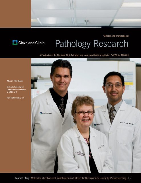 Pathology Research - Cleveland Clinic Laboratories > Home