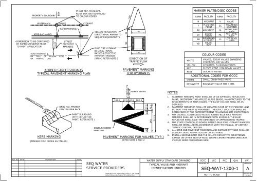SEQ Drinking Water Drawings 1300 to 1305 Series (PDF)
