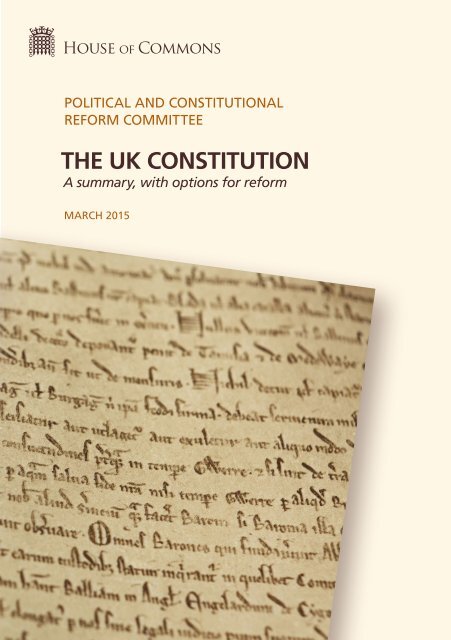 England Constitution
