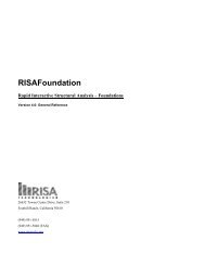 RISA Revit Link Help - RISA Technologies