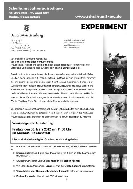 experiment - SCHULAEMTER-BW.DE