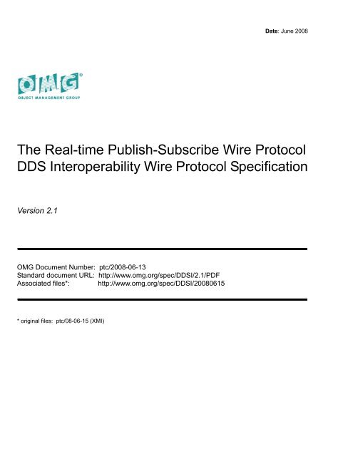 Rtps Protocol Dds Community Rti Connext Users