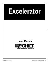 service & replacement parts catalog - Chief Automotive Technologies