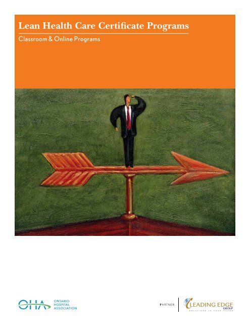 Lean Health Care Certificate Programs - Ontario Hospital Association