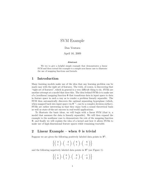 SVM Example