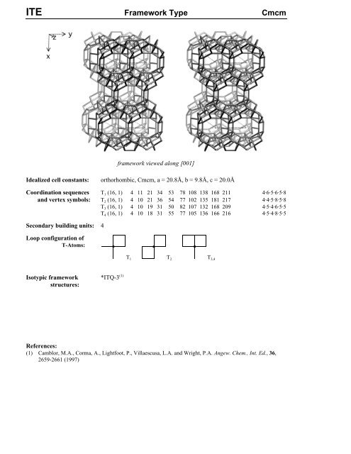 ITE Framework Type Cmcm