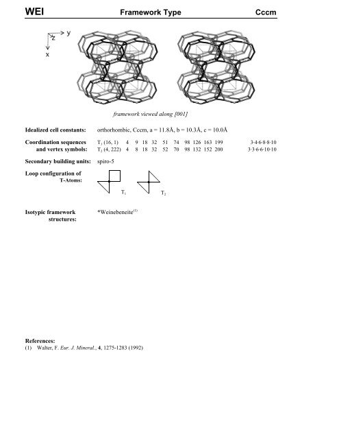 WEI Framework Type Cccm