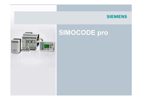 SIMOCODE pro - Siemens