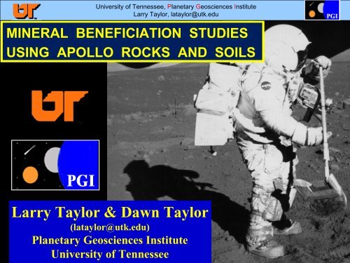 Presentation In Situ Resource Utilization Isru
