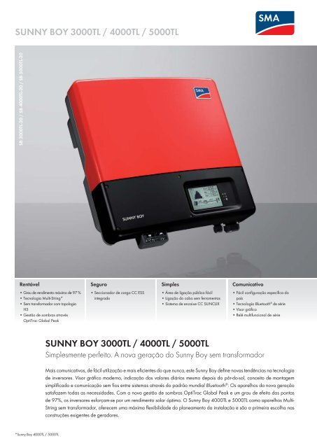 SMA Sunny Boy 3000 - ibc solar