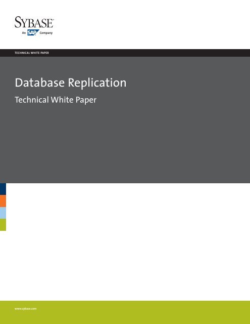Database Replication technical white paper - Sybase