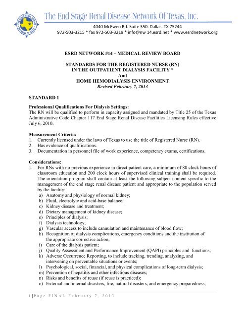 esrd network #14 â medical review board - The End Stage Renal ...