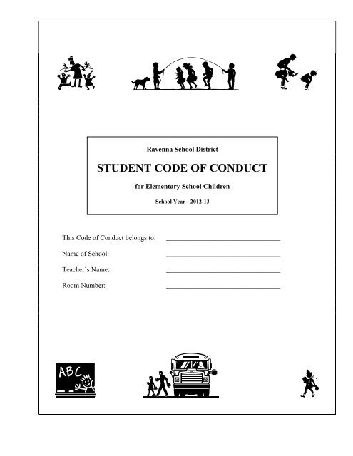 STUDENT CODE OF CONDUCT - the Ravenna School District