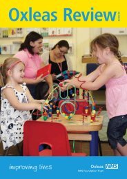 Home Treatment Team Leaflet - Oxleas NHS Foundation Trust