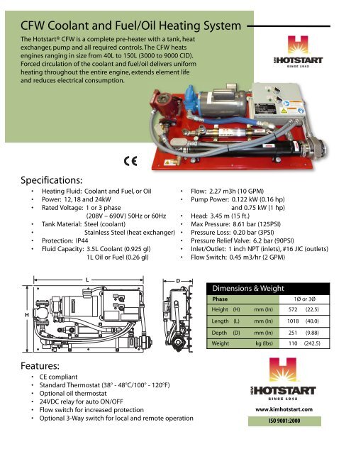 Data Sheet Hotstart Forced Circulation Systems - Polar Mobility