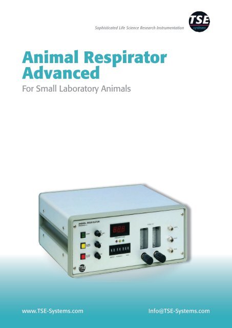 Animal Respirator â Advancedâ - TSE Systems