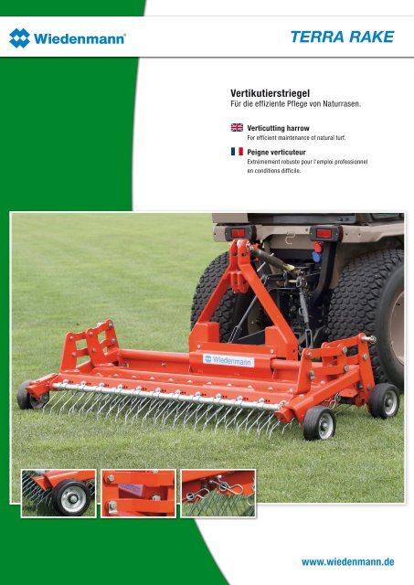 Prospekt TERRA RAKE - Wiedenmann GmbH