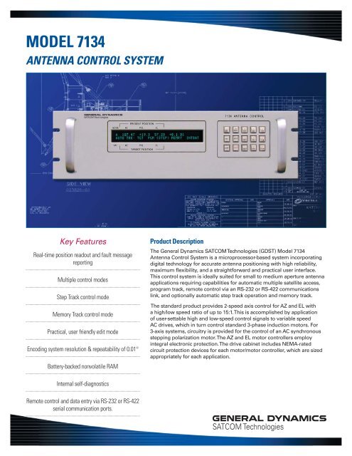 MODEL 7134 - General Dynamics SATCOM Technologies