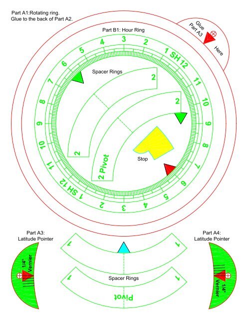 Universal Ring Sundial with String Kit - "mySundial.ca"!