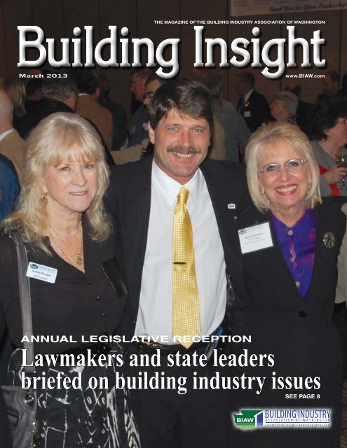 March BI 2013 - Building Industry Association of Washington