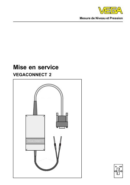 Mise en service - VEGACONNECT 2 - VEGA Grieshaber KG