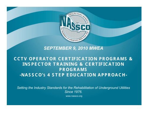 nassco's - Michigan Water Environment Association