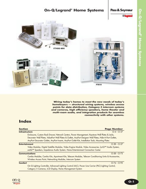 On-Q/LegrandÂ® Home Systems - Womack Electric Supply Company