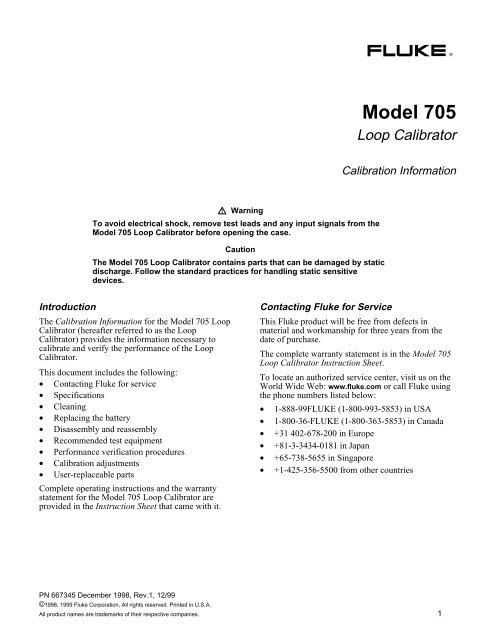 Fluke 705 - PCE Instruments