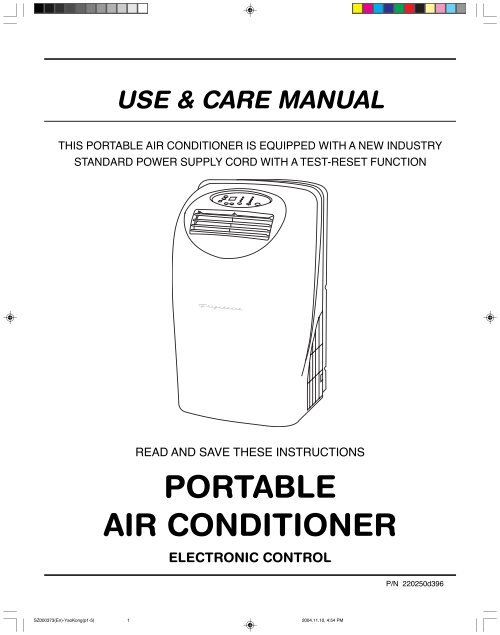 Hotpoint Portable Air Conditioner Manual
